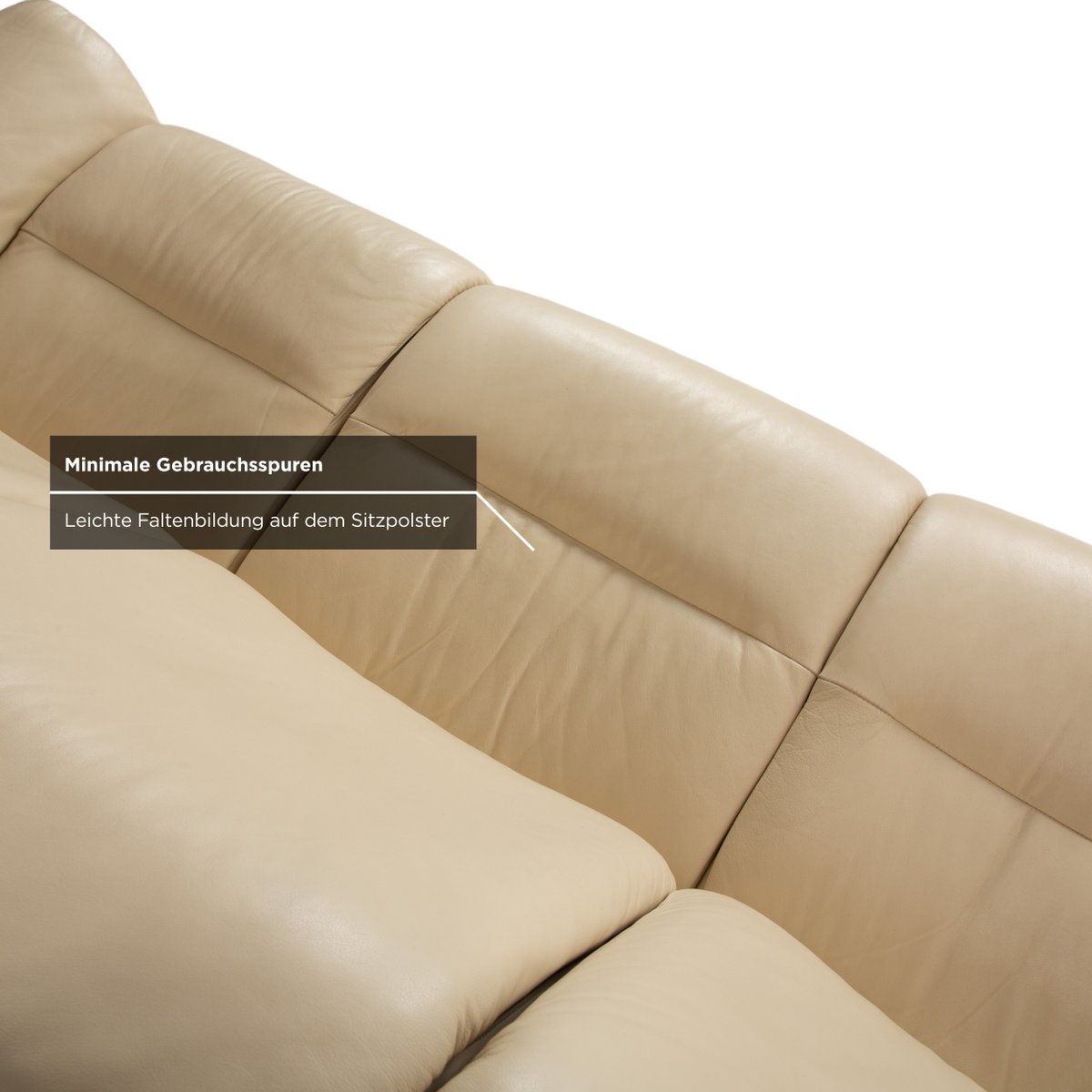 Divano a tre posti Oslo in pelle e legno di Stressless in vendita su Pamono