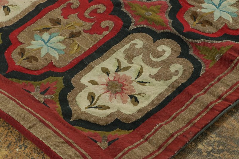 Tapis Aubusson Flatweave avec Médaillons Cartouche par Rug&Kilim en ...