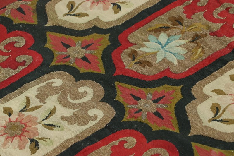Tapis Aubusson Flatweave avec Médaillons Cartouche par Rug&Kilim en ...