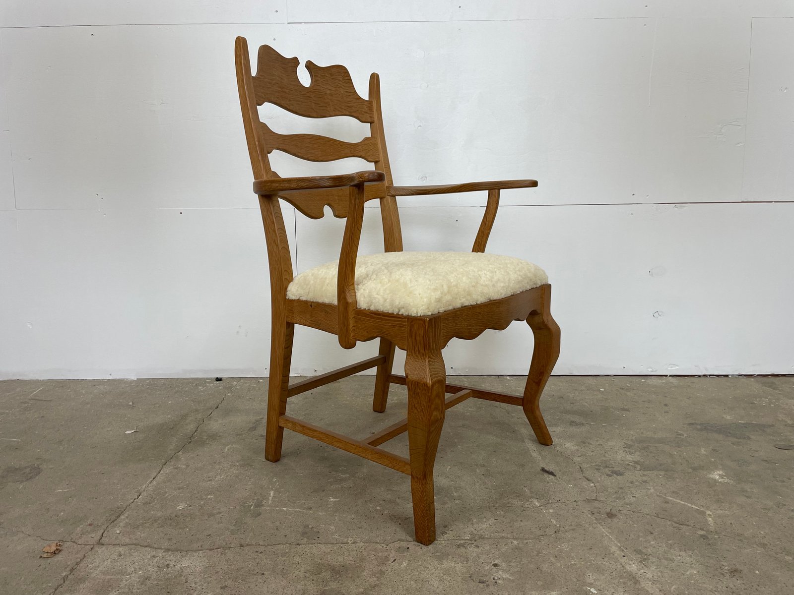 Fauteuil Razorblade Mid-Century Moderne par Henning Kjærnulf, 1960s en ...