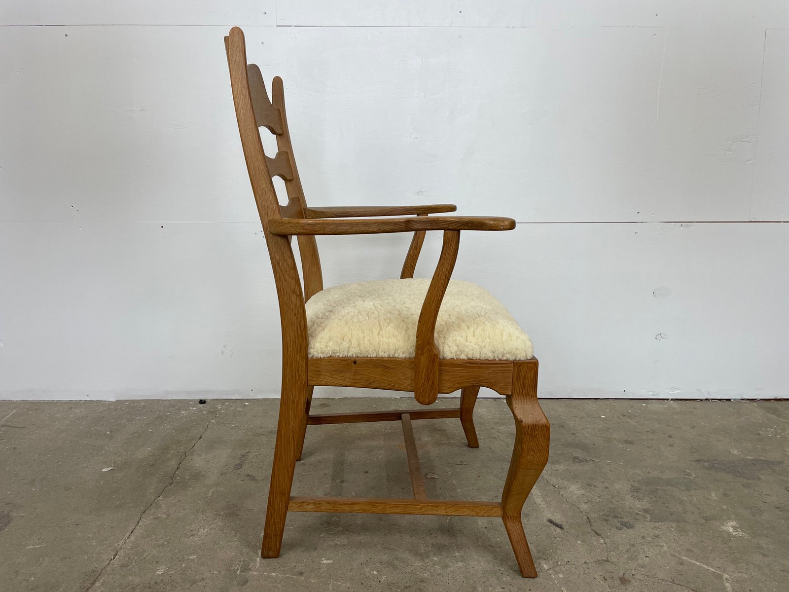 Fauteuil Razorblade Mid-Century Moderne par Henning Kjærnulf, 1960s en ...