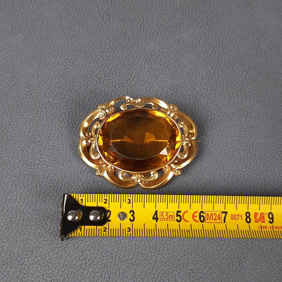 Antique Victorian Pinchbeck Brooch, 1890s for sale at Pamono