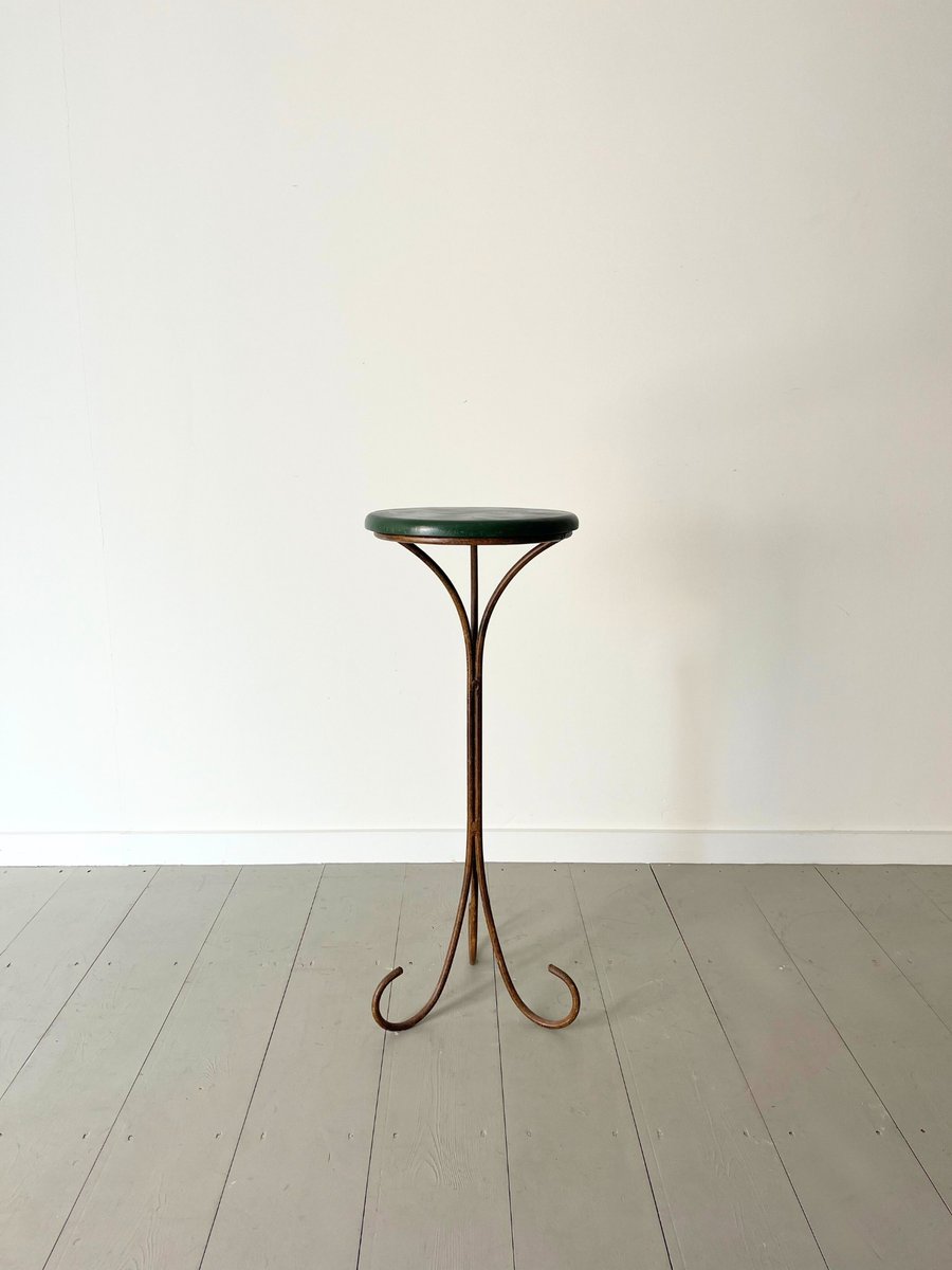 Bistro Style Pedestal Side Table, 1960s for sale at Pamono