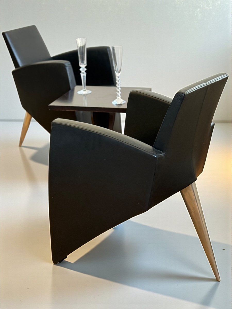 Vintage J. Chairs by Philippe Starck for Aleph, 1989, Set of 2 for sale ...