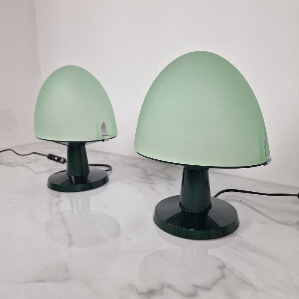Dolly Table Lamps in Glass, Metal, and Plastic from Valenti, Milan ...