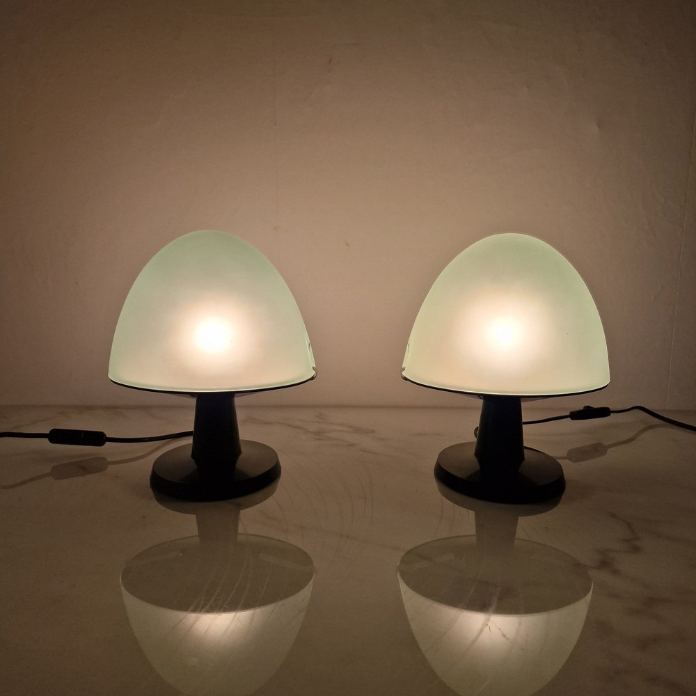 Dolly Table Lamps in Glass, Metal, and Plastic from Valenti, Milan ...