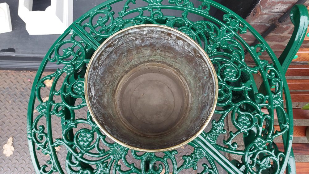 Jardinière Art Nouveau en Laiton par J. Sankey and Sons, 1890s en vente ...