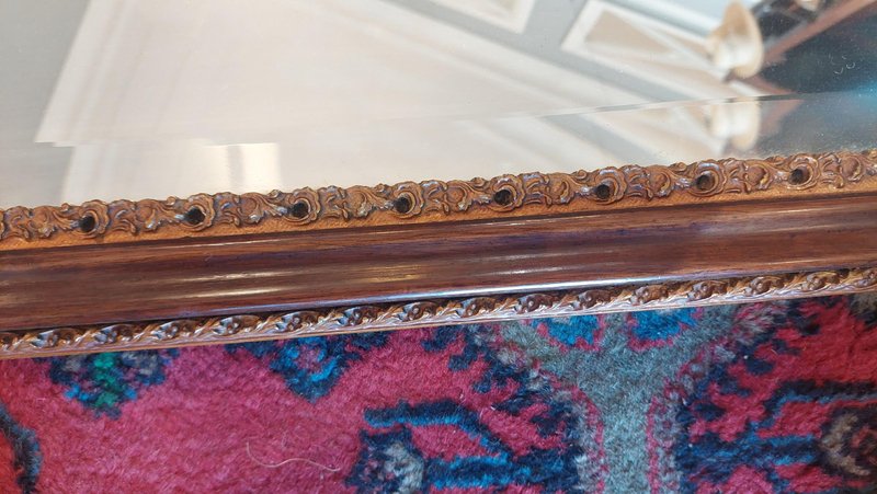 Late Antique George II Style Walnut and Giltwood Wall Mirror, 1800s for ...