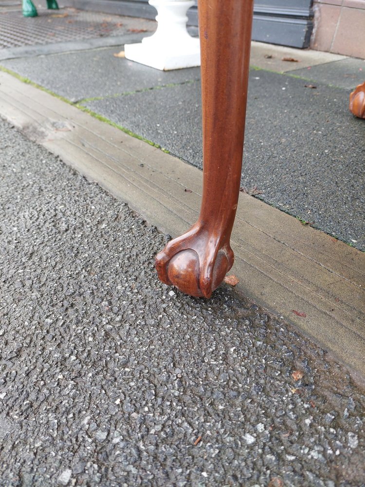 Vintage Walnut Fold Over Card Table, 1920s for sale at Pamono