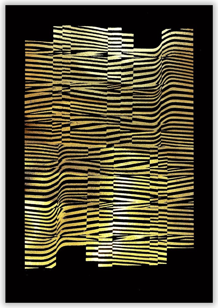 Cristina Ghetti, Morocco Series 1, Transfert Métallique sur Papier ...