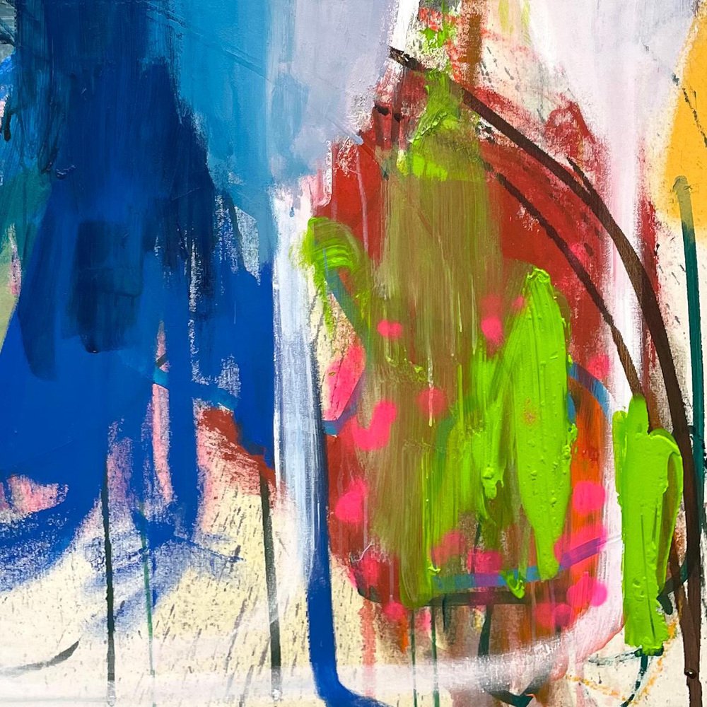 Ludovic Dervillez, Endemic Species, Mixed Media on Canvas, 2023 for sale at Pamono