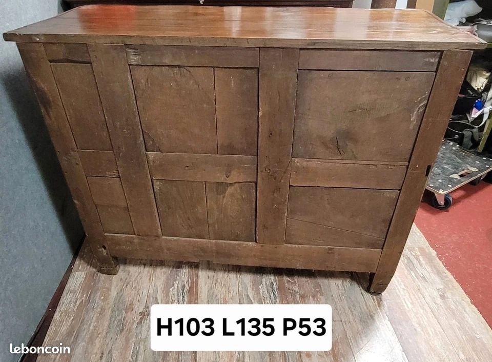 Louis XV Style Buffet in Fruitwood for sale at Pamono