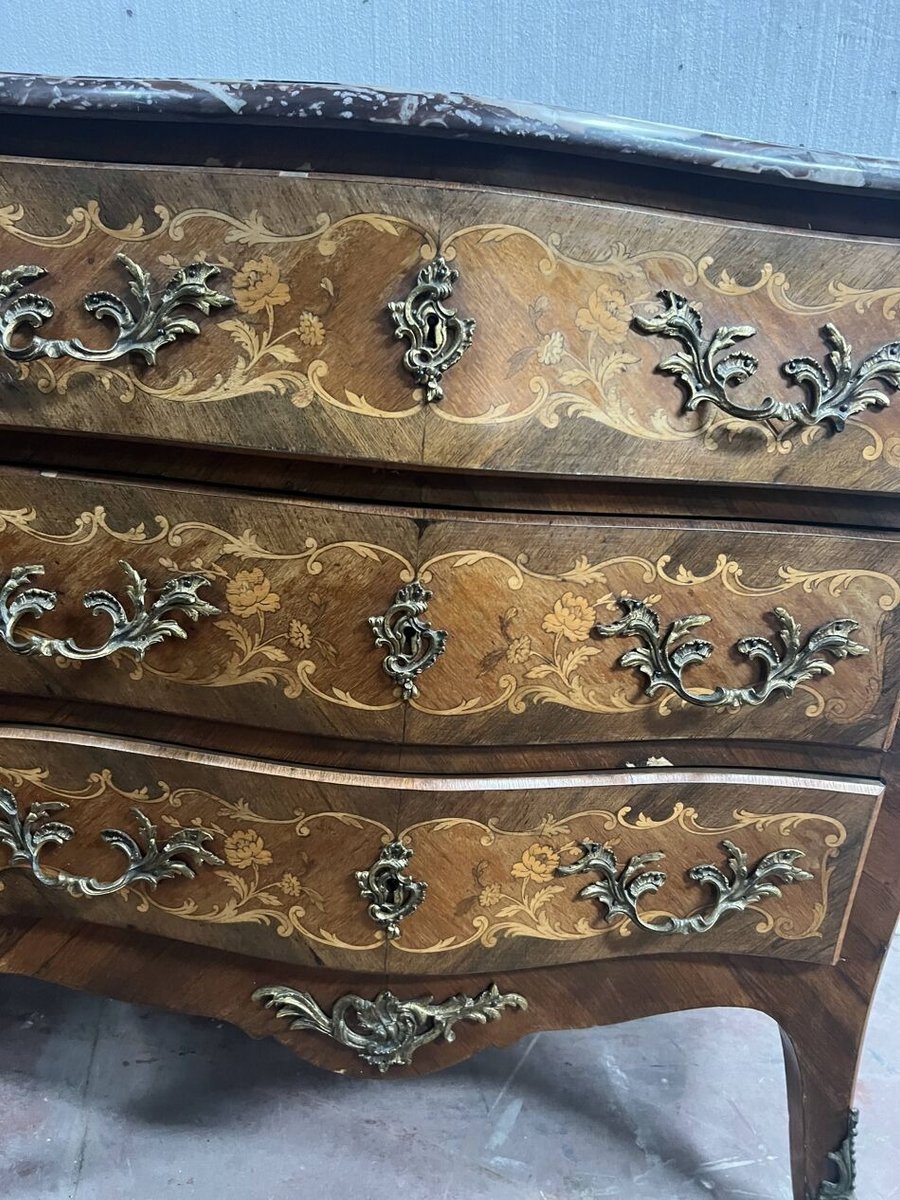 Commode Style Louis XV Antique, 1900s en vente sur Pamono