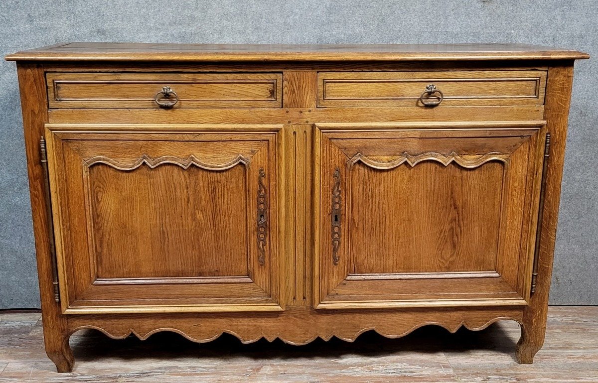 Large Louis XV Buffet in Oak for sale at Pamono