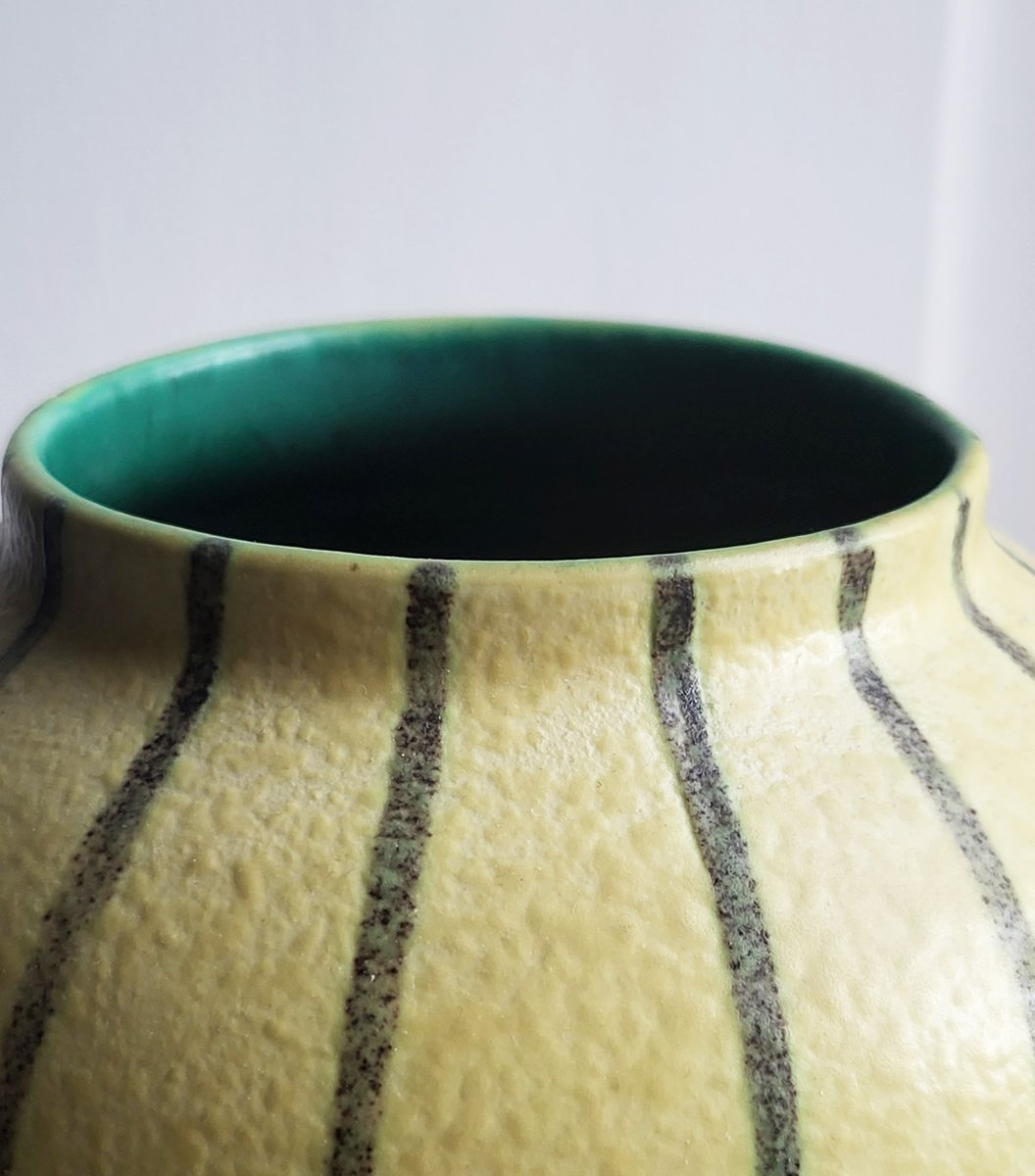 Mid-Century Modern German Pottery Vase, 1950s for sale at Pamono