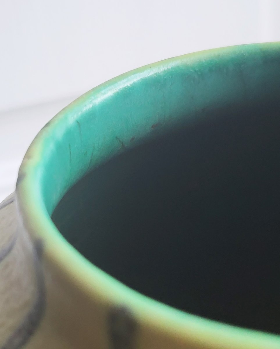 Mid-Century Modern German Pottery Vase, 1950s for sale at Pamono