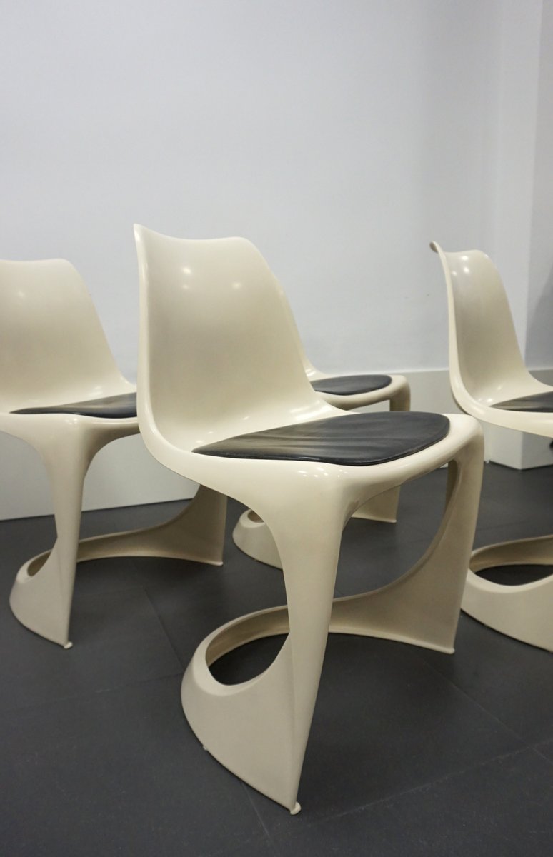 Sedie modello 290 di Steen Ostergaard per Cado, 1970, set di 5 in ...