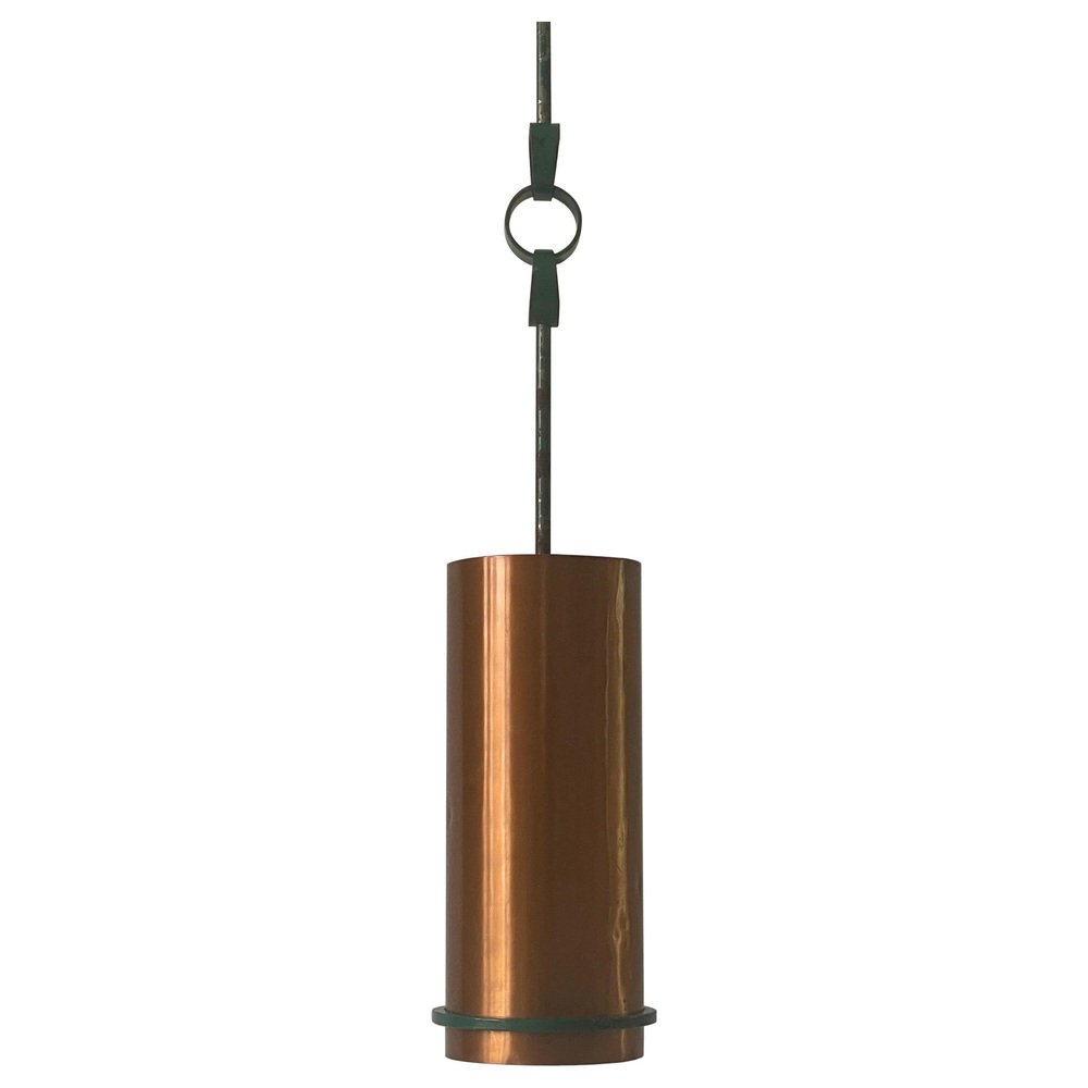 Bauhaus Industrial Copper and Casting Metal Ceiling Lamp, Germany ...