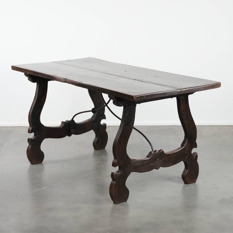 Antique Spanish Side Table, 1700s for sale at Pamono