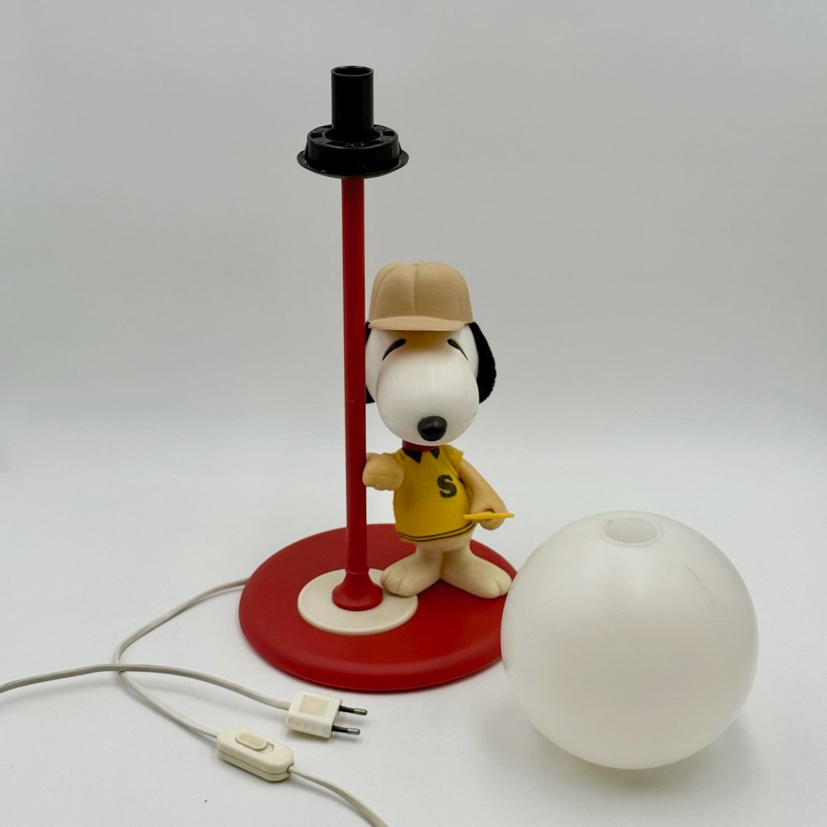 Italian Snoopy Table Lamp from Nliz, 1980s for sale at Pamono