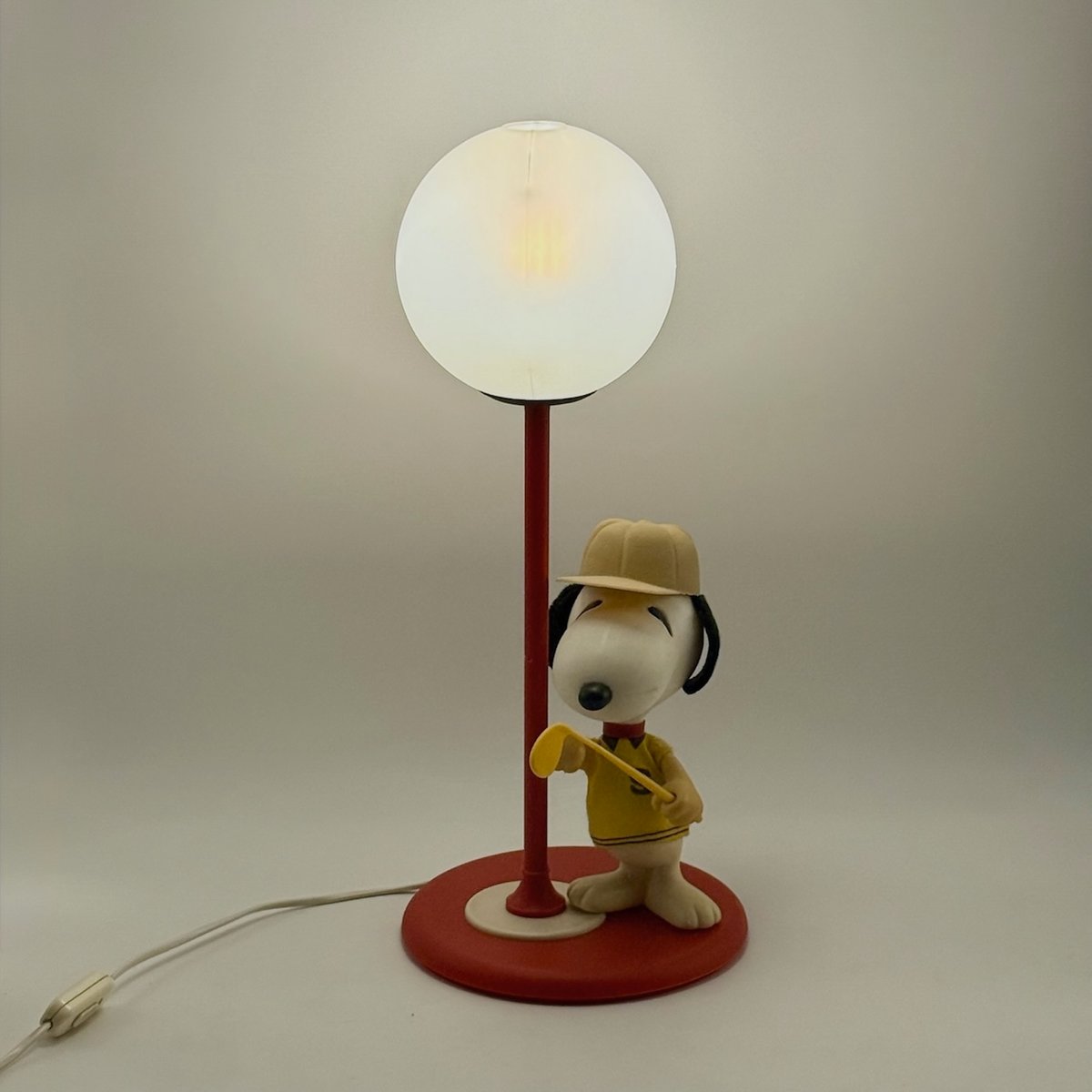 Italian Snoopy Table Lamp from Nliz, 1980s for sale at Pamono