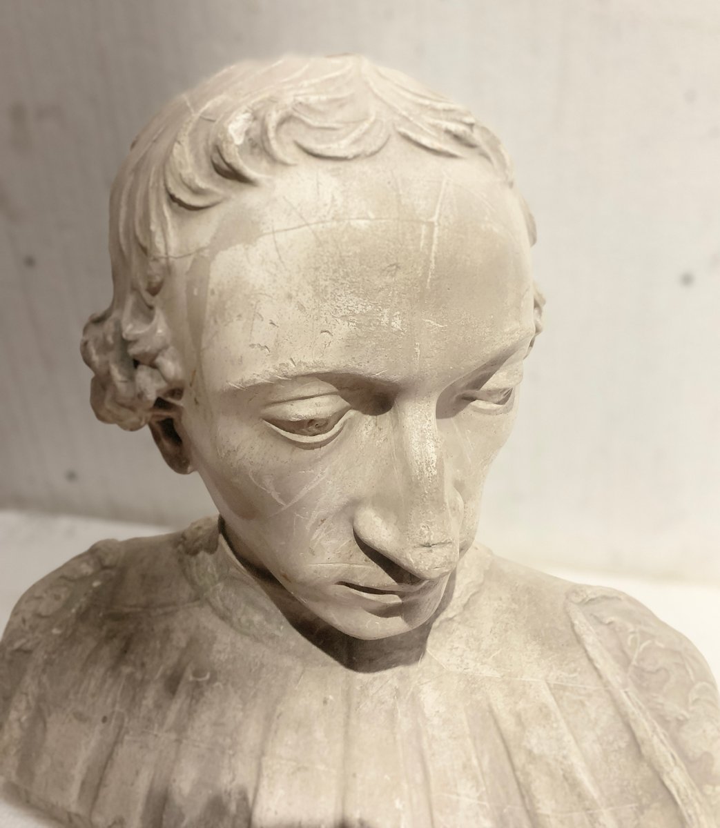 20th Century Sculpted Plaster Cast of a Bust of a Young Man, 1920s for ...