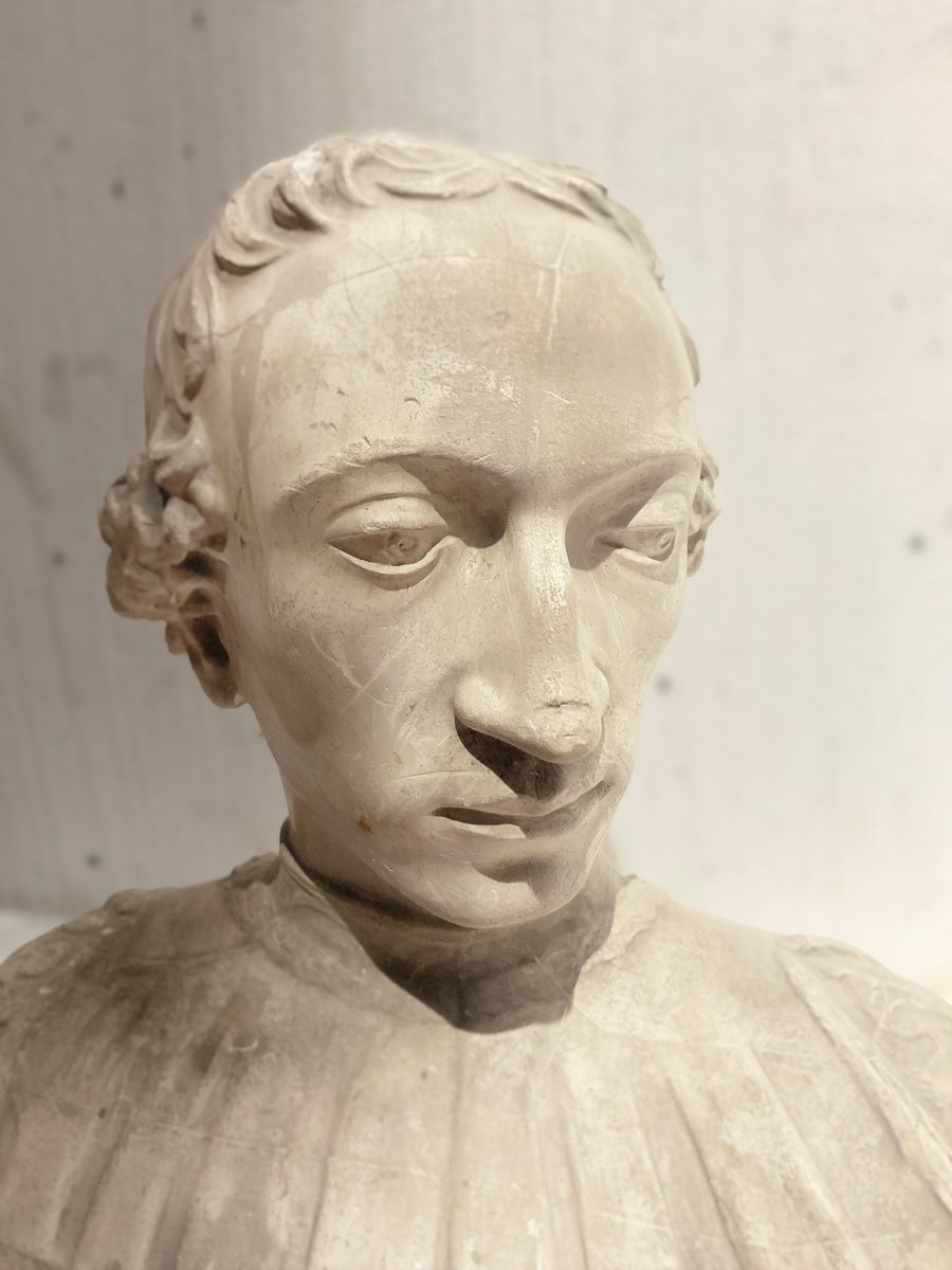20th Century Sculpted Plaster Cast of a Bust of a Young Man, 1920s for ...