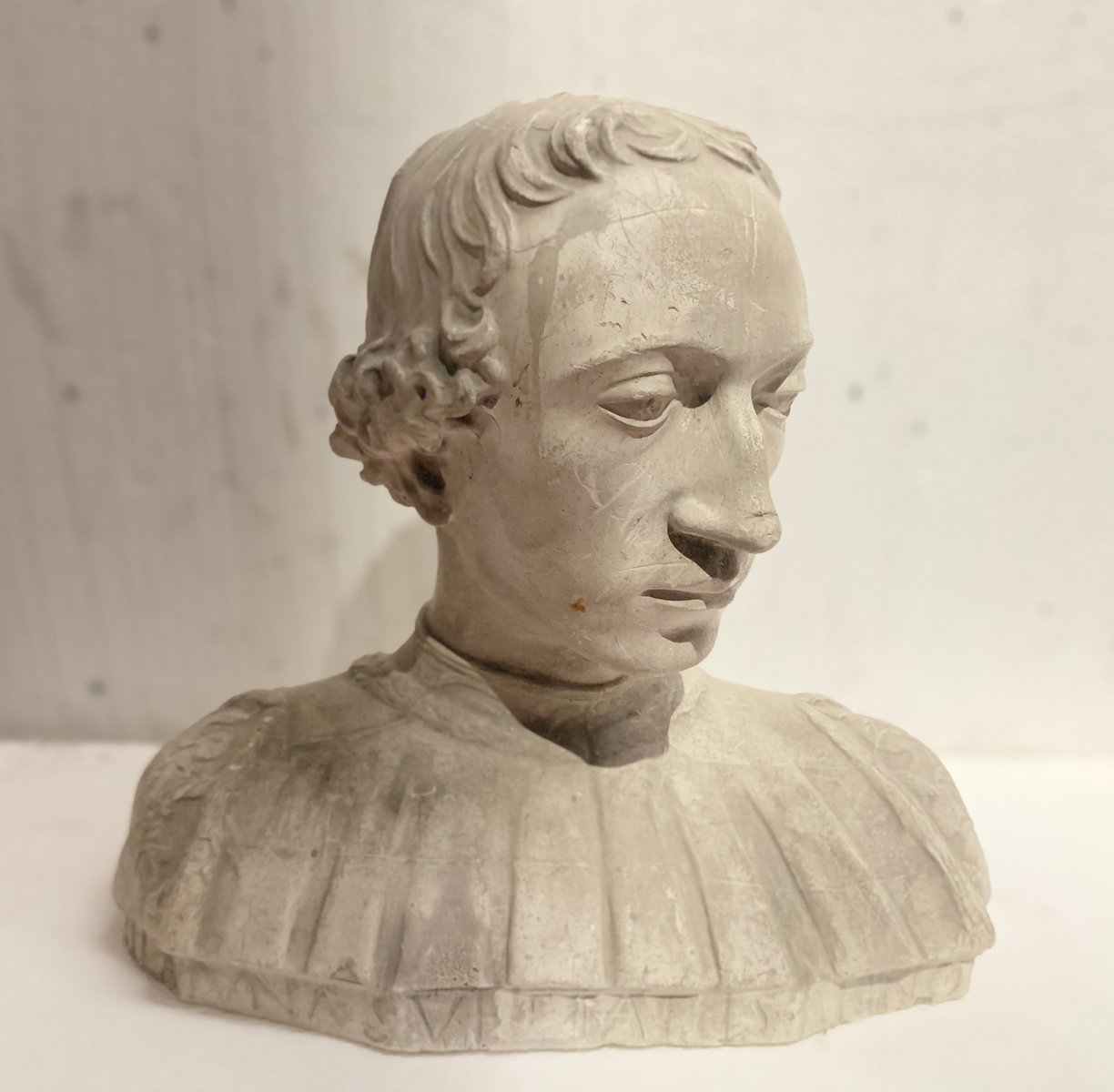 20th Century Sculpted Plaster Cast of a Bust of a Young Man, 1920s for ...