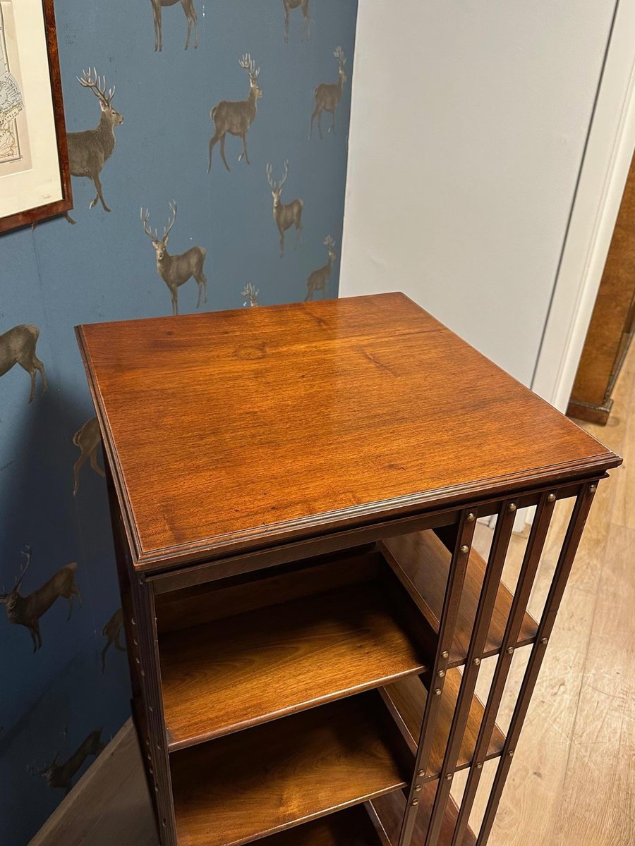 Large Revolving Bookcase, 1890s for sale at Pamono