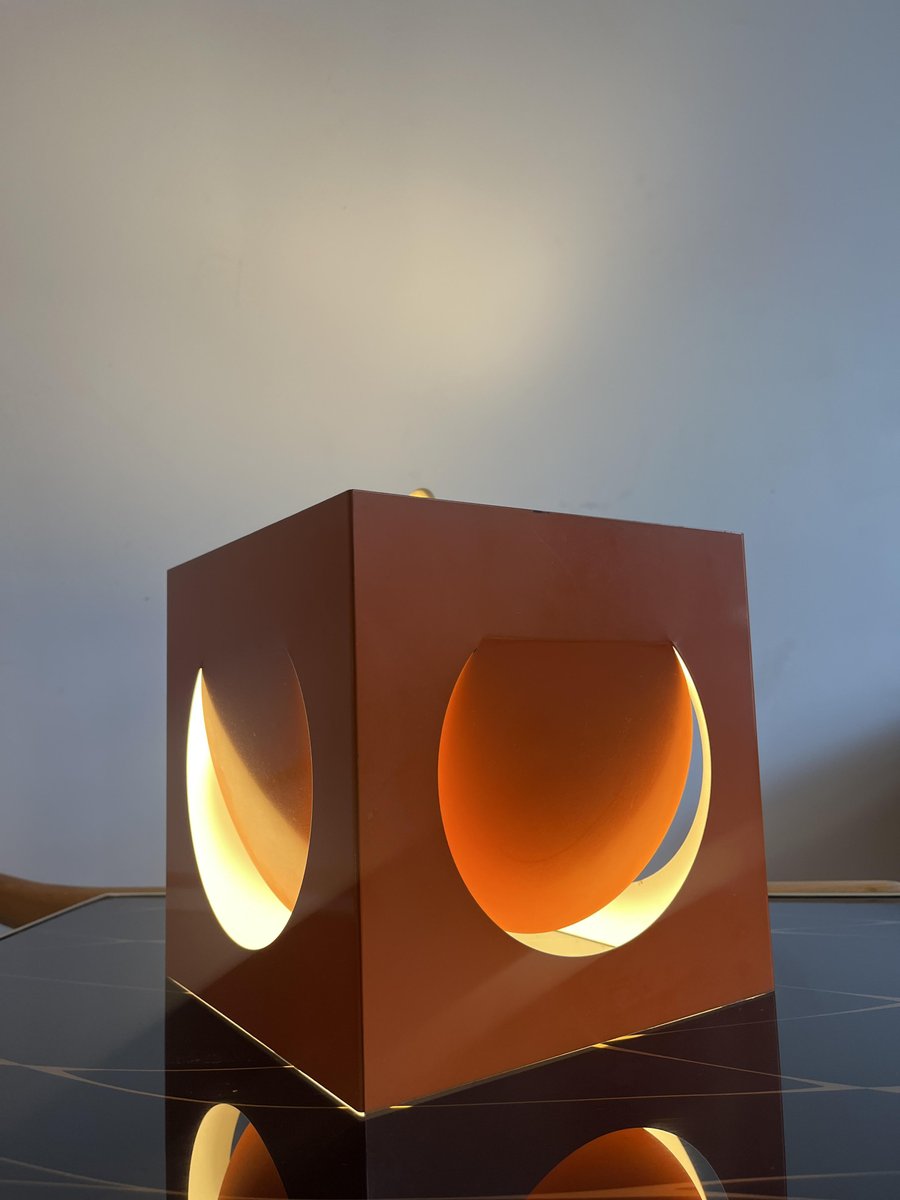 Lampe à Suspension Cube par Shogo Suzuki, 1960s en vente sur Pamono