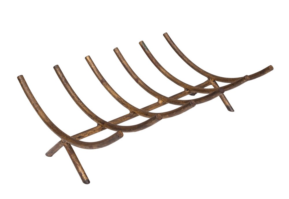 Porte-Bûches de Cheminée avec Support en Fer Forcé par George Nelson ...