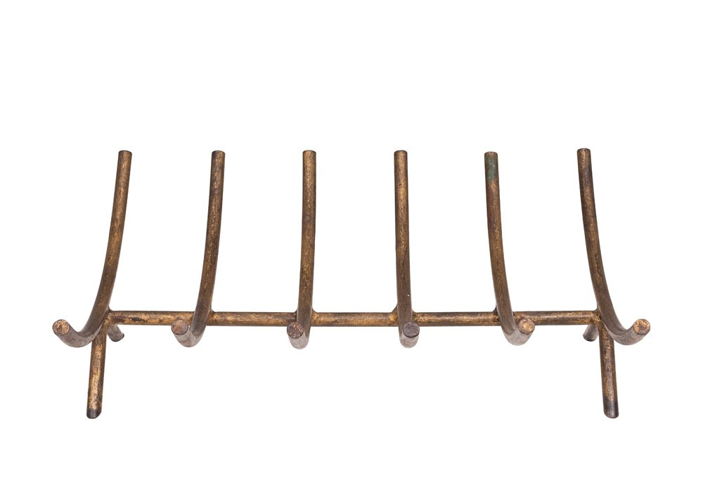 Porte-Bûches de Cheminée avec Support en Fer Forcé par George Nelson ...