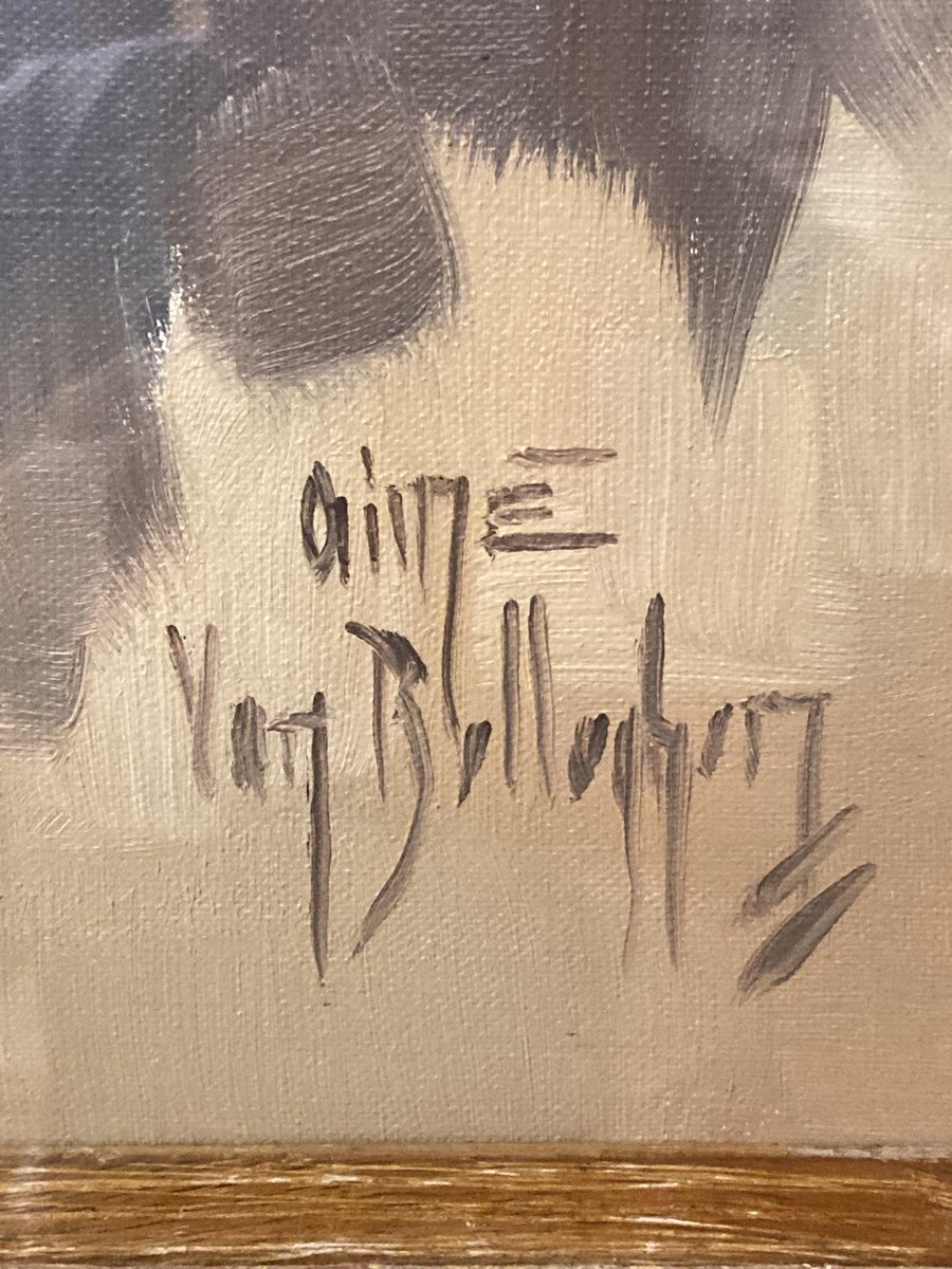 Aimé Van Belleghe, Portrait of René Brondel, 1920s, Oil on Canvas ...