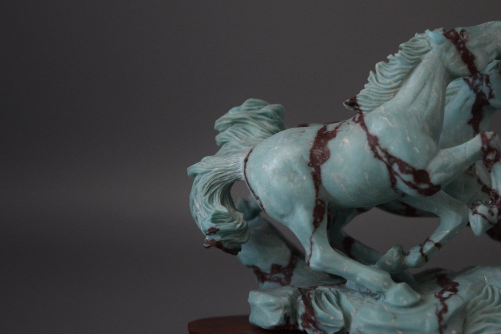 Two Horses Playing & Running Wildly and Chasing Each Other, 1960 for ...