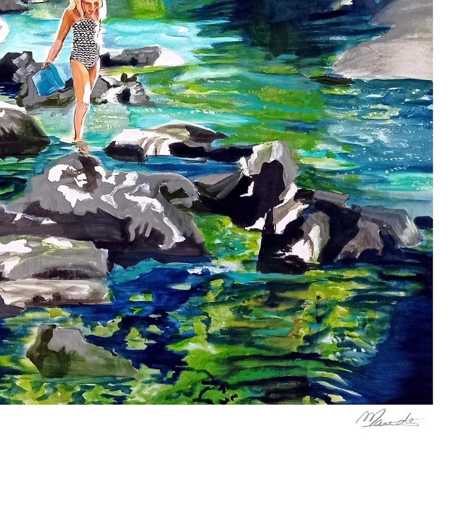 Maude Ovize, Eden II, 2025, Serigrafia in vendita su Pamono