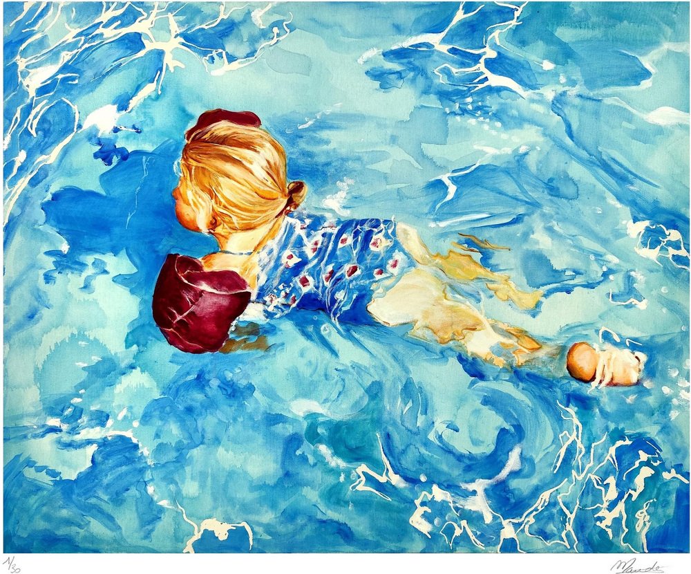 Maude Ovize, Clapotis II, 2025, Sérigraphie en vente sur Pamono