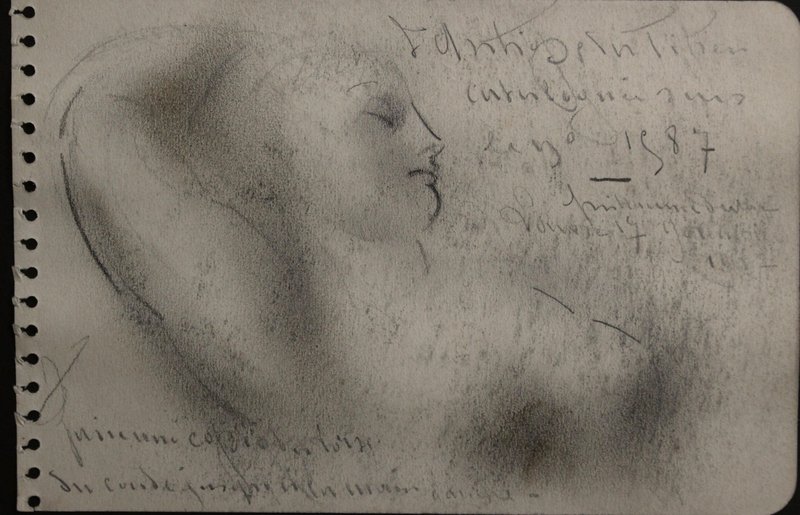 Guillaume Dulac, Portrait of Reclining Woman, 1920s, Pencil on ...