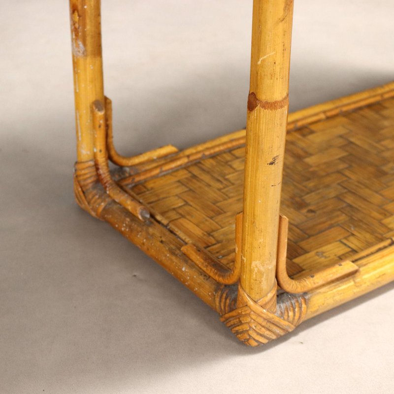 Small Bamboo Bookcase, 1980s for sale at Pamono