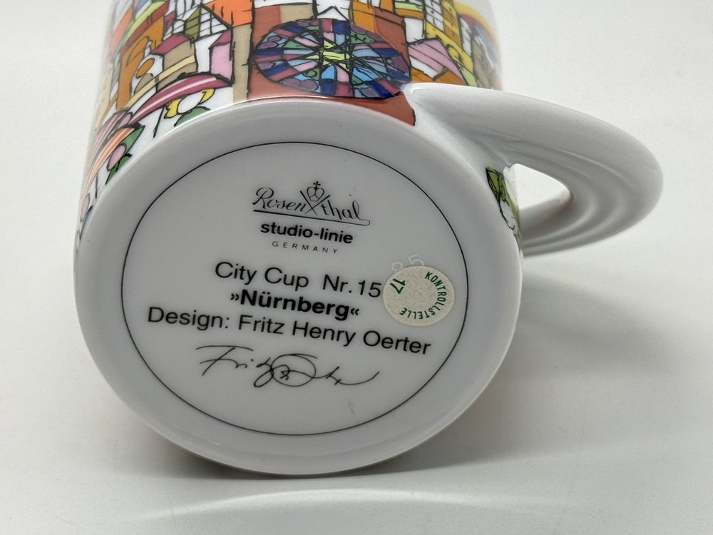 Tasse Cupola City Cup No. 15 Nuremberg par Fritz Oerter et Mario ...
