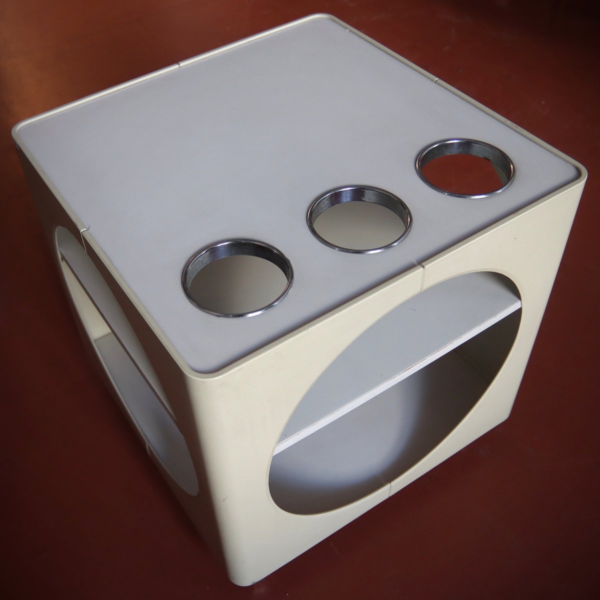 Space Age Cube Side Table, 1970s for sale at Pamono