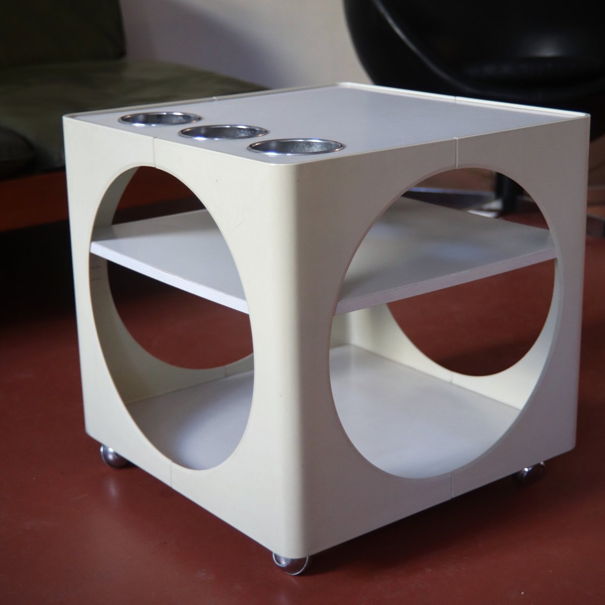 Space Age Cube Side Table, 1970s for sale at Pamono