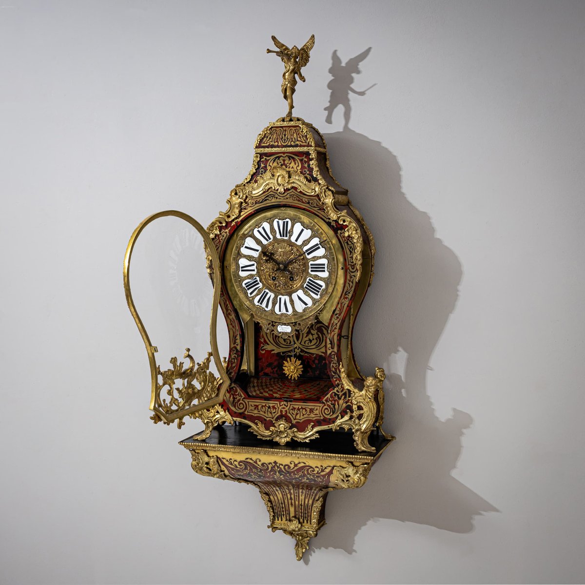 Louis XV Style Grand Cartel Clock with Console from Crosnier à Paris ...