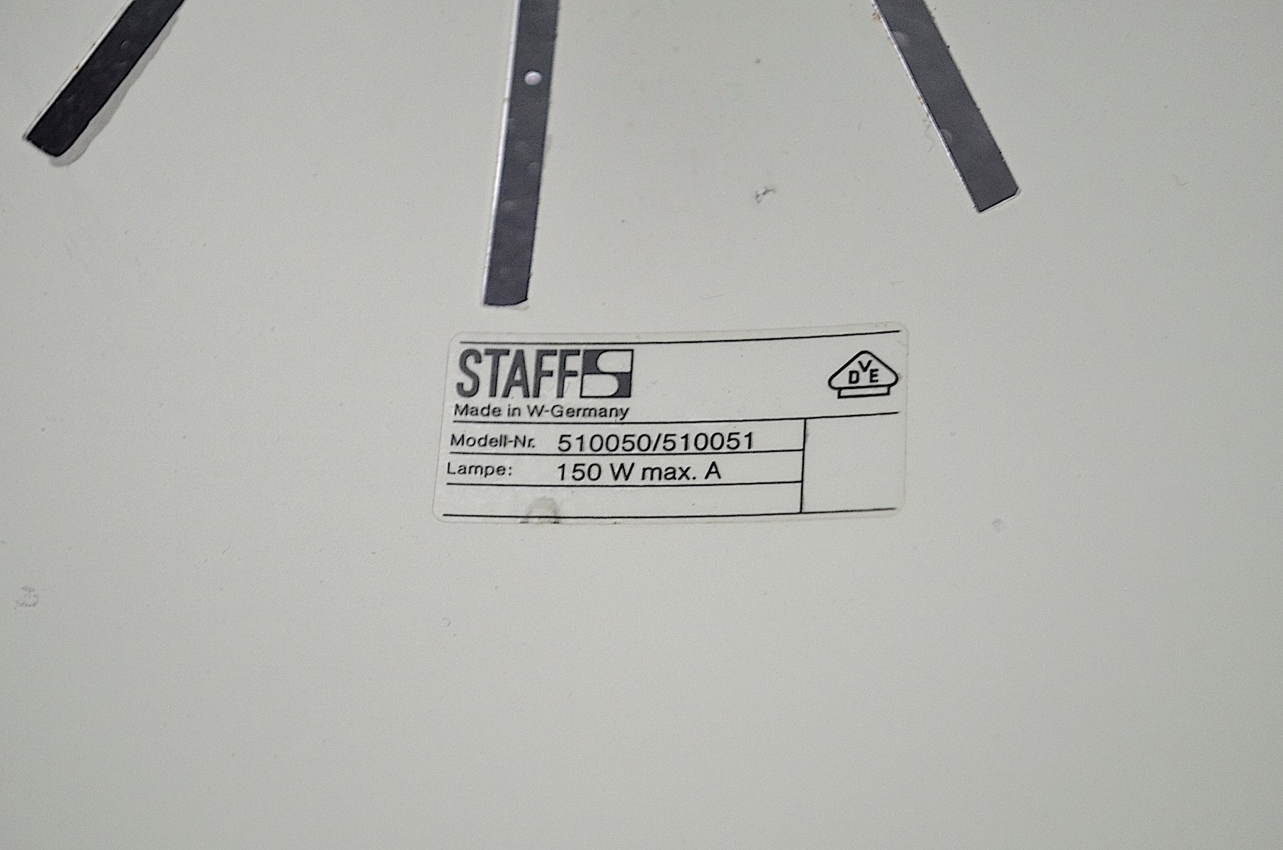 Space Age German Chrome Pendant Lamp from Staff, 1970s for sale at Pamono