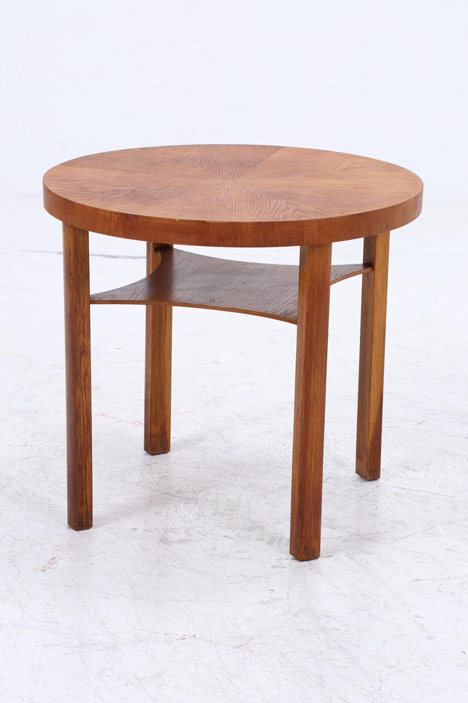 Vintage Round Coffee Table, 1960s for sale at Pamono