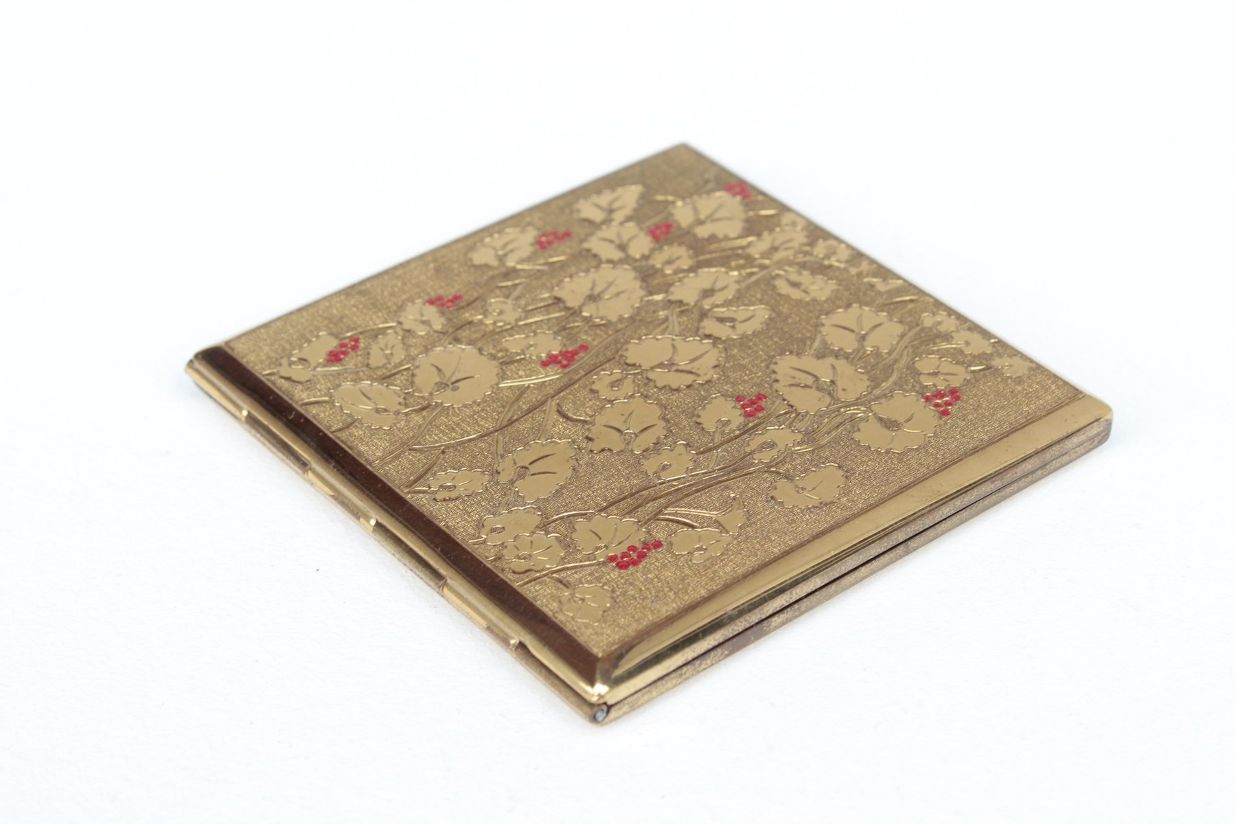 Art Deco Powder Compact in Tombac, 1930s for sale at Pamono