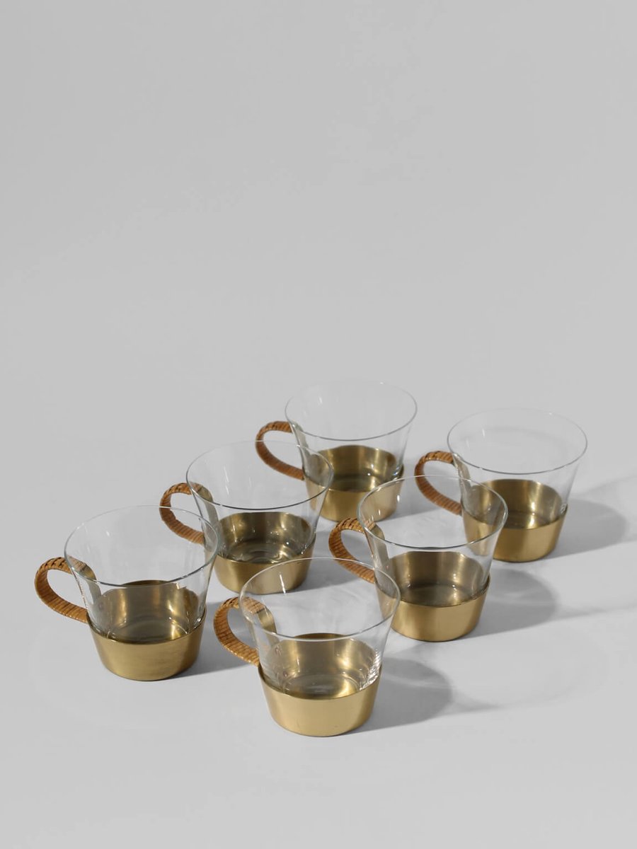Coffee Cups by Albert Gustav Bunge, 1950s, Set of 6 for sale at Pamono