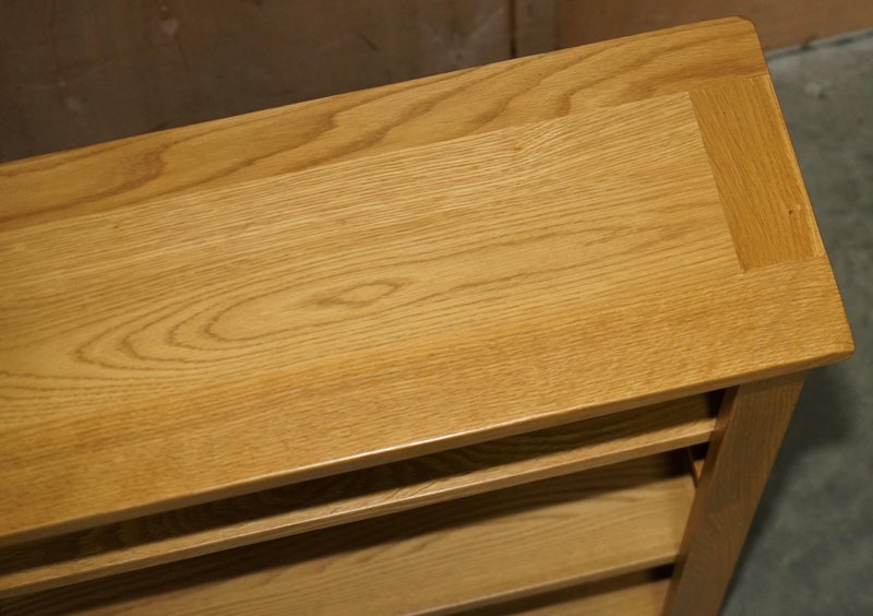 English Open Dwarf Library Bookcase in Light Oak for sale at Pamono