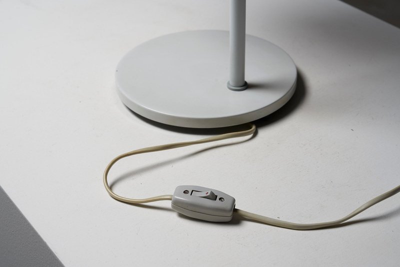 Lampe de Bureau Lento Blanche attribuée à Jo Hammerborg pour Fog ...