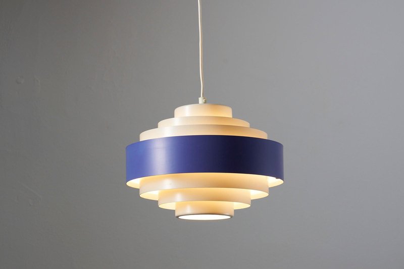 Lampe à Suspension Ultra Violet en Aluminium par Jo Hammerborg pour Fog ...