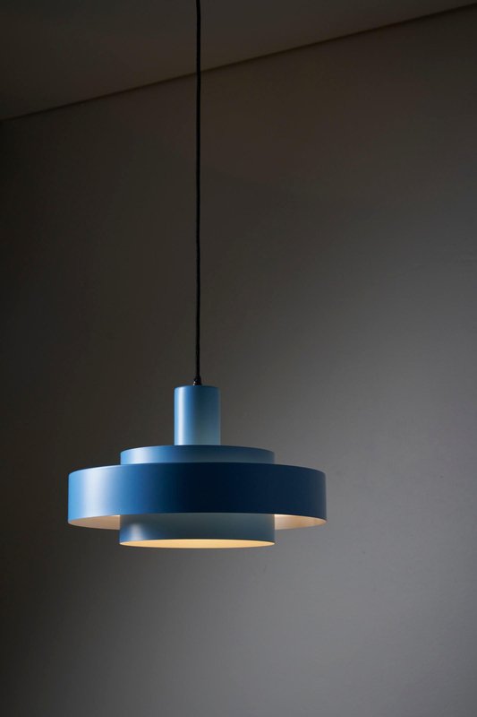 Suspension Blue Equator attribuée à Jo Hammerborg pour Fog & Mørup ...